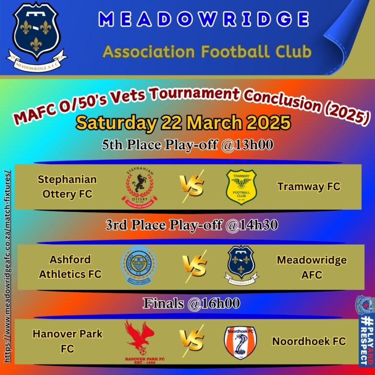 Home | Meadowridge Association Football Club