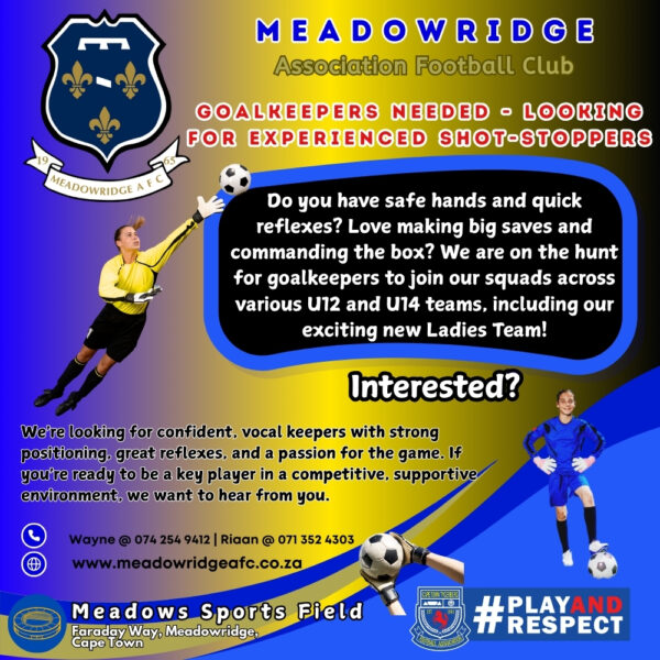 Home | Meadowridge Association Football Club