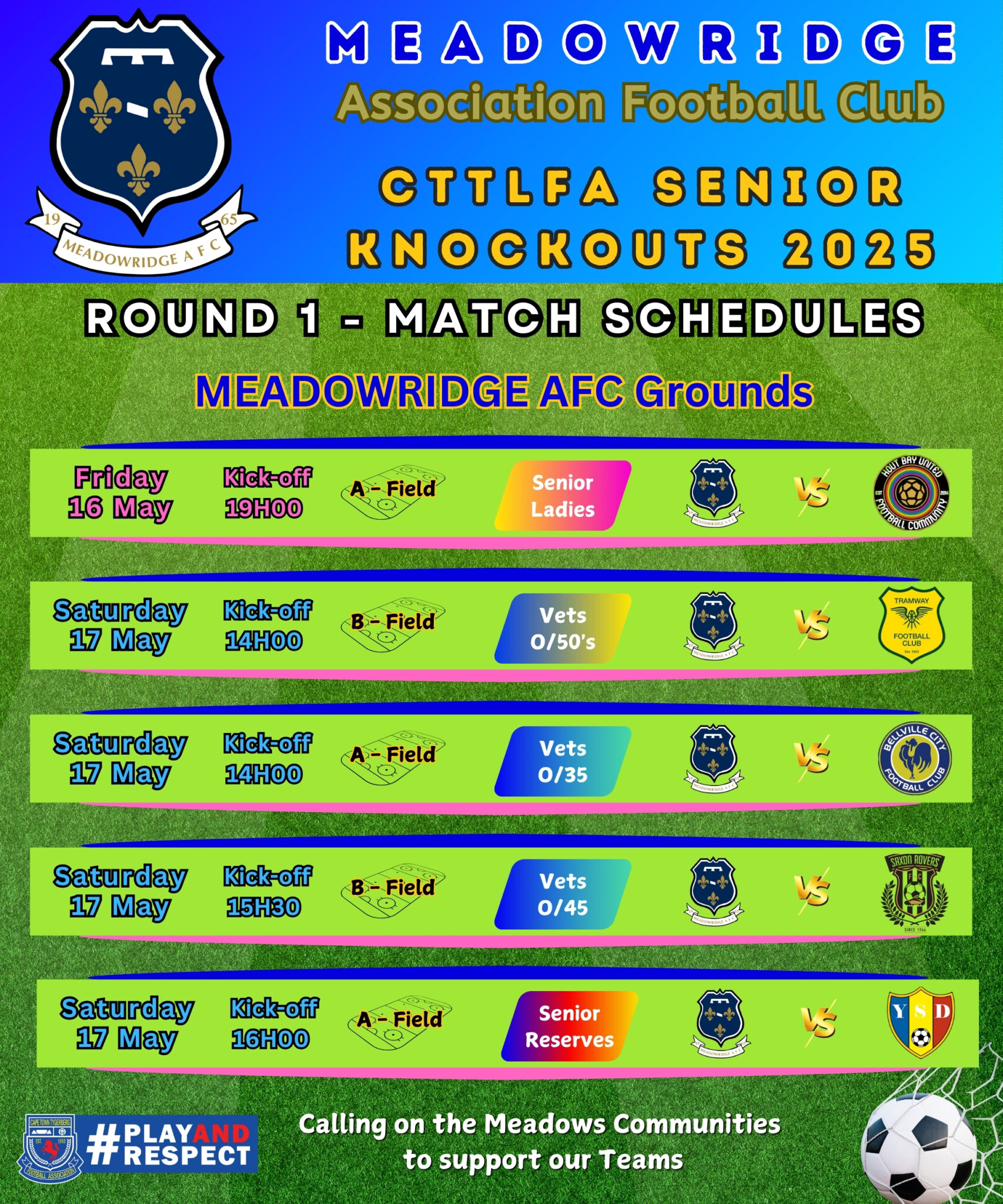 Home | Meadowridge Association Football Club